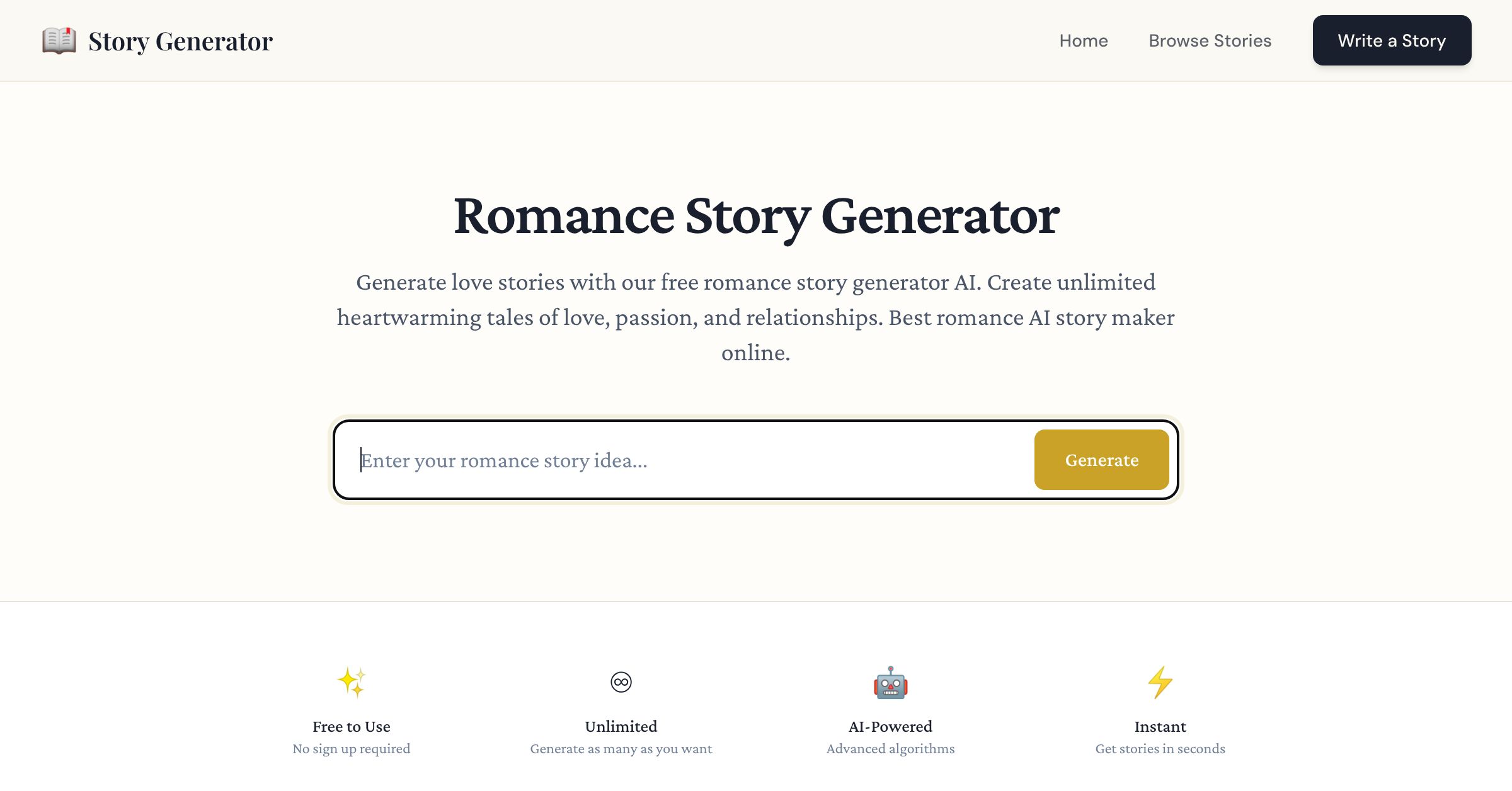 Romance Story Generator - Free AI Romance Stories ...