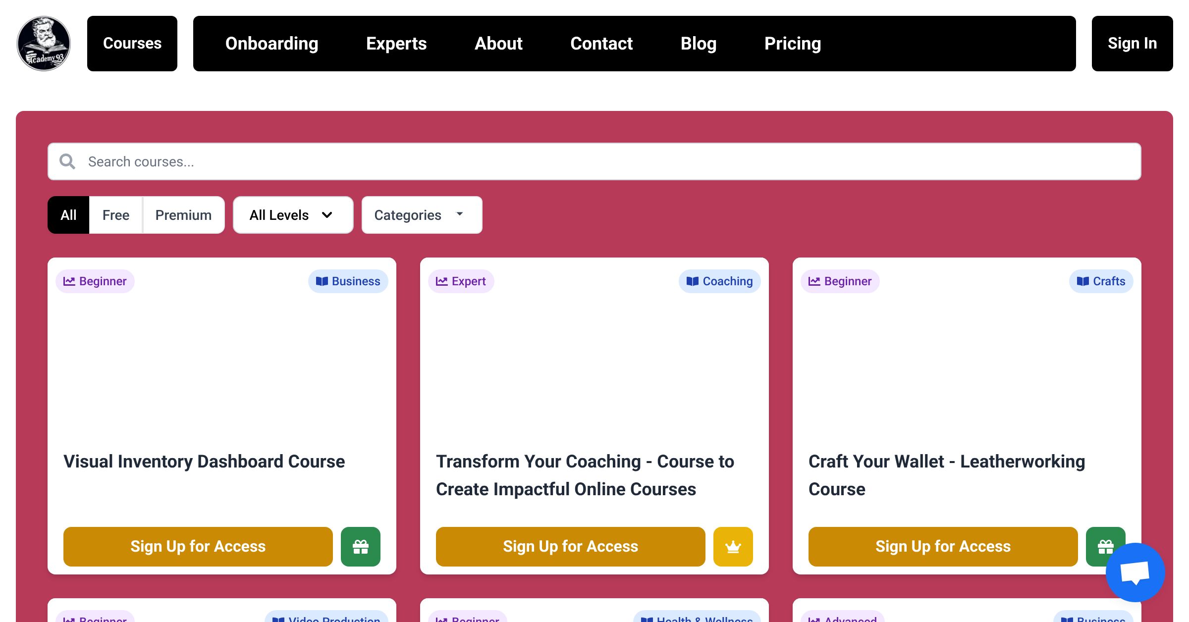 Ultimate Online Courses | Academy93 Catalog