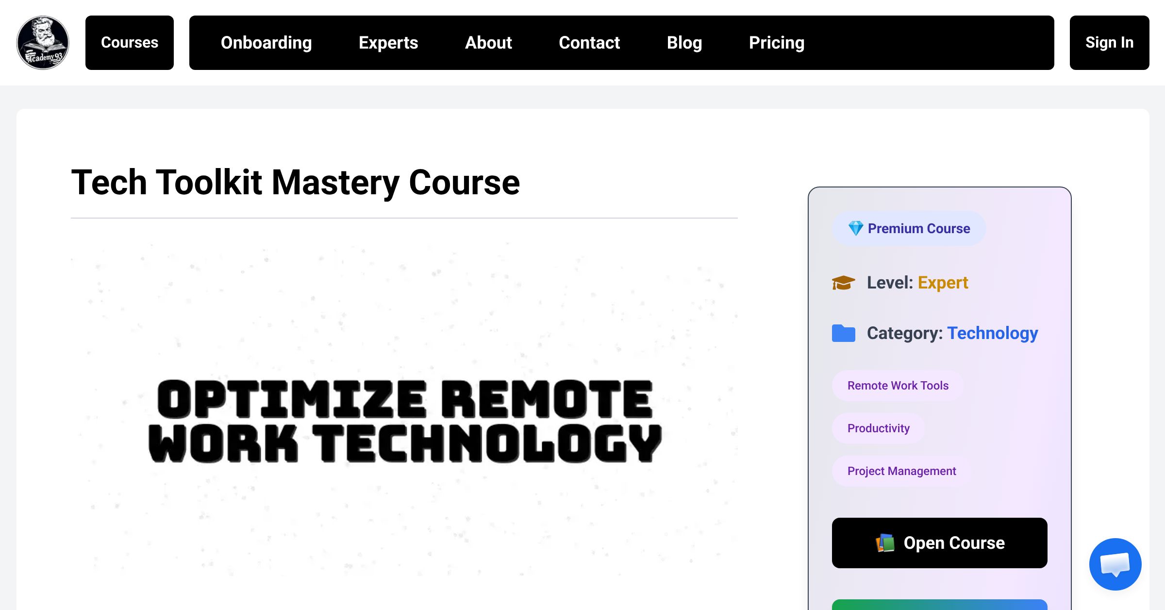 Tech Toolkit Mastery Course | Academy93 - Master Your Skills