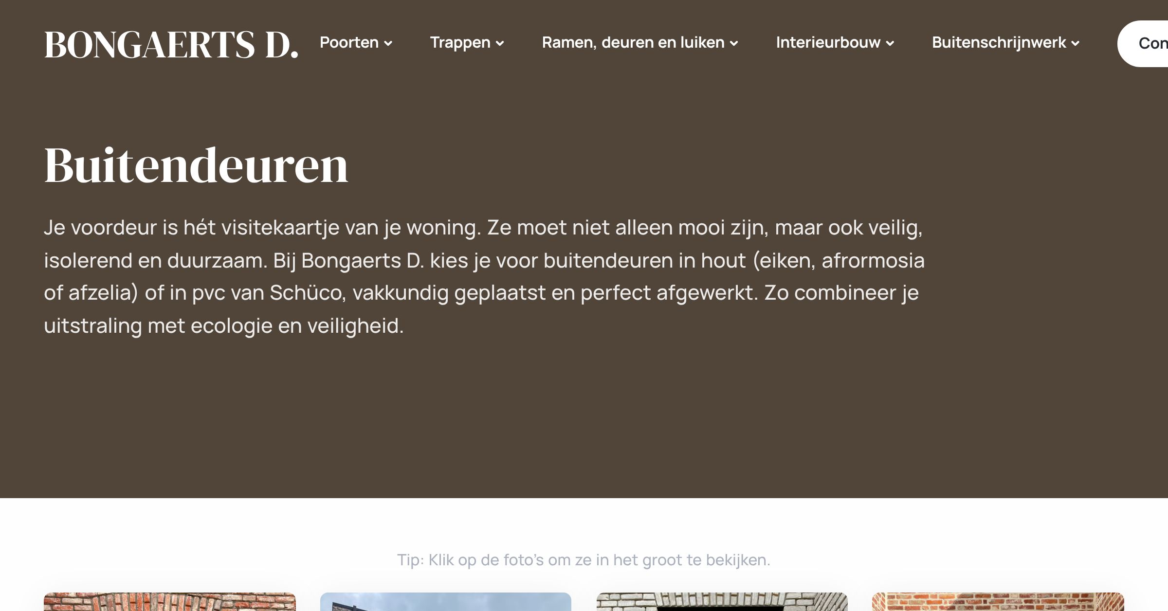 Nieuwe buitendeuren in hout en pvc | Bonagerts D. in Oudsbergen