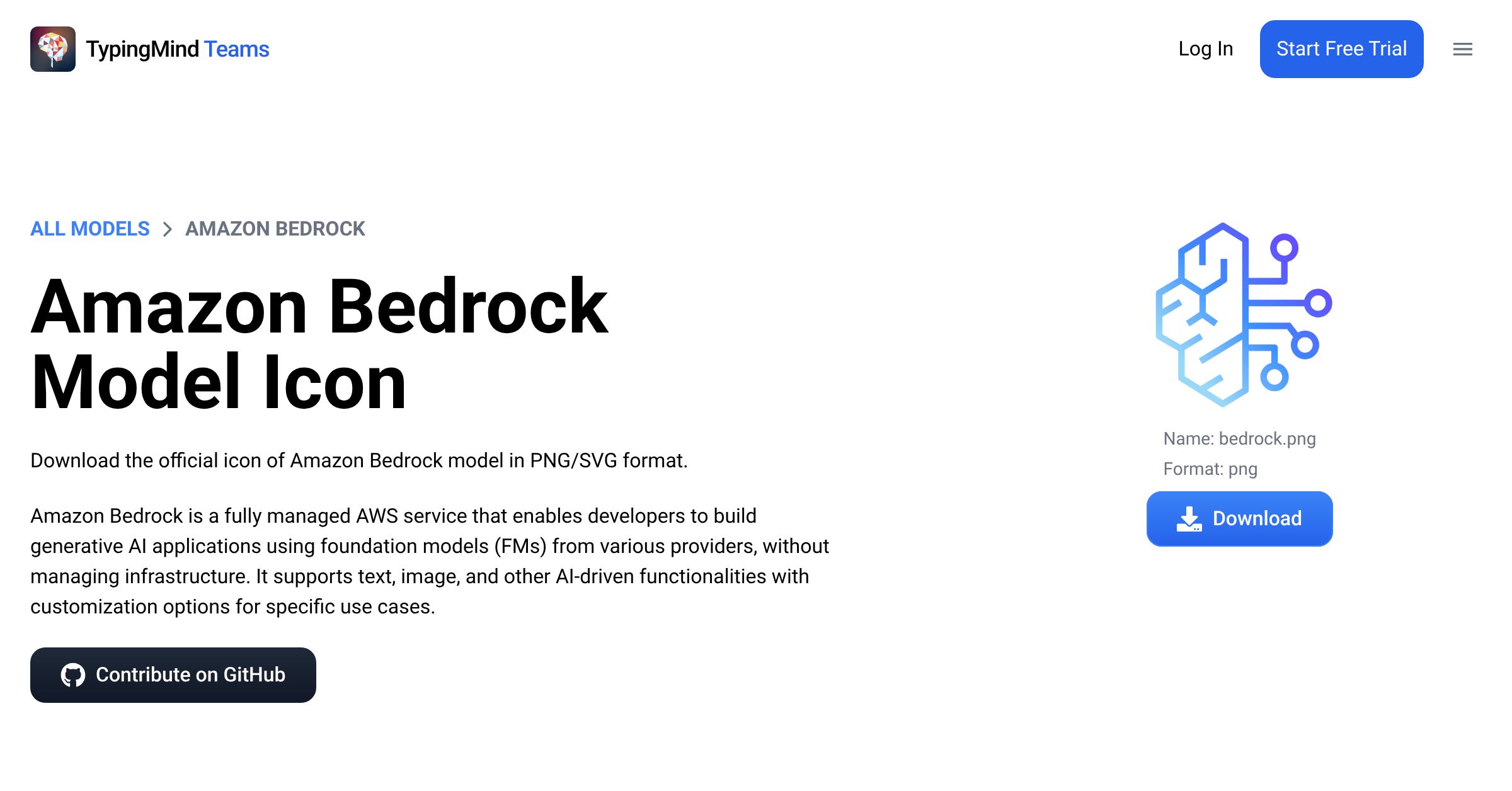 Amazon Bedrock Model Icons