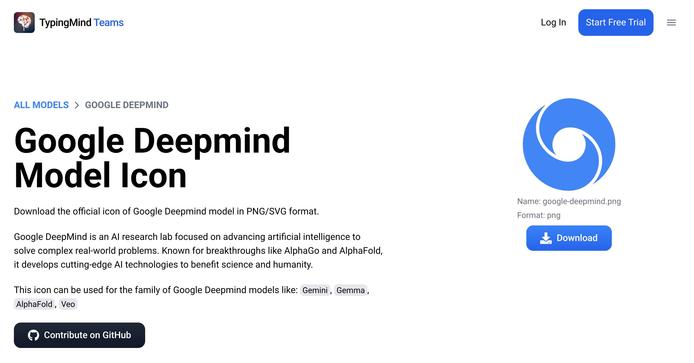 Google Deepmind Model Icons