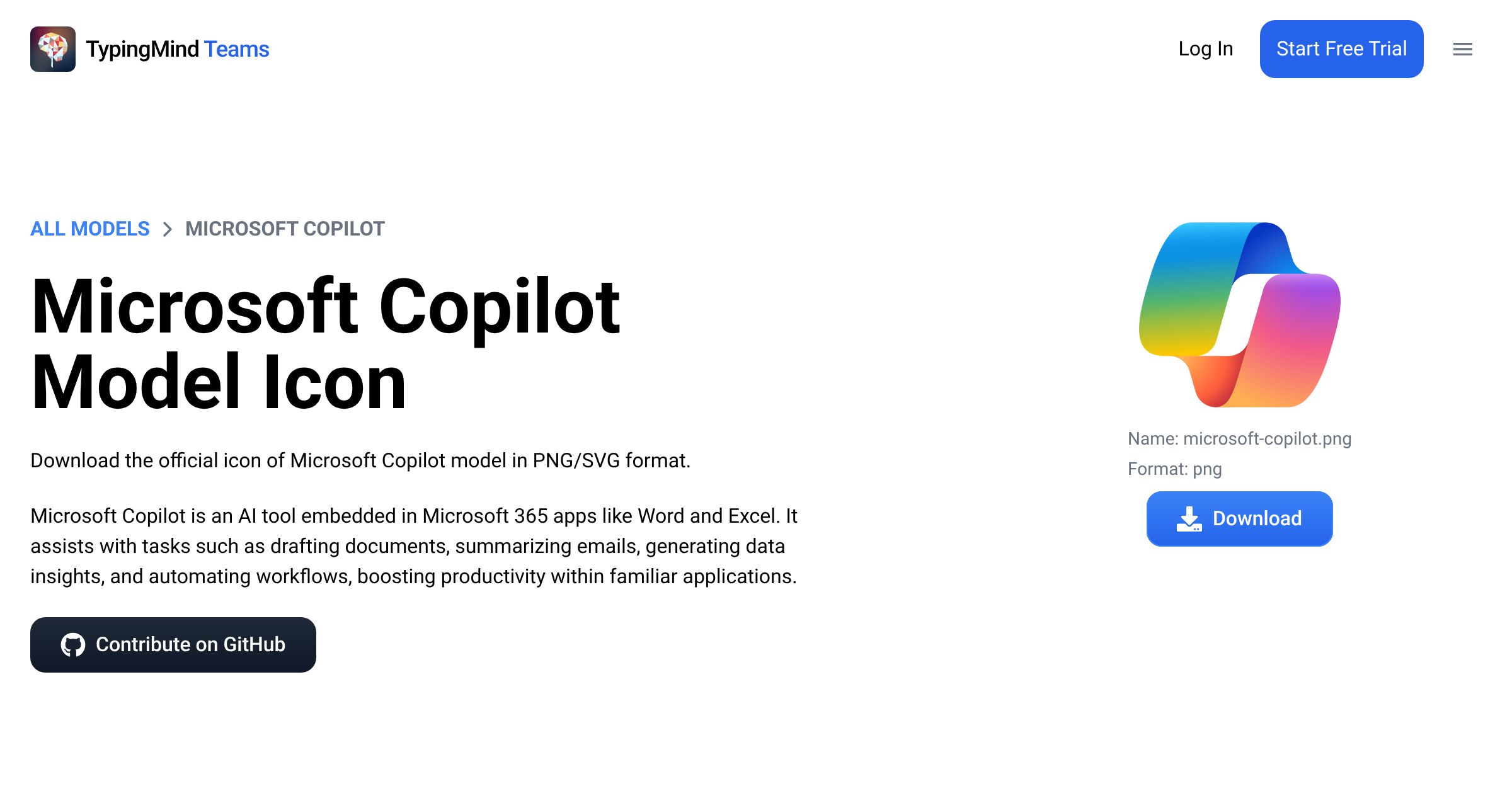Microsoft Copilot Model Icons