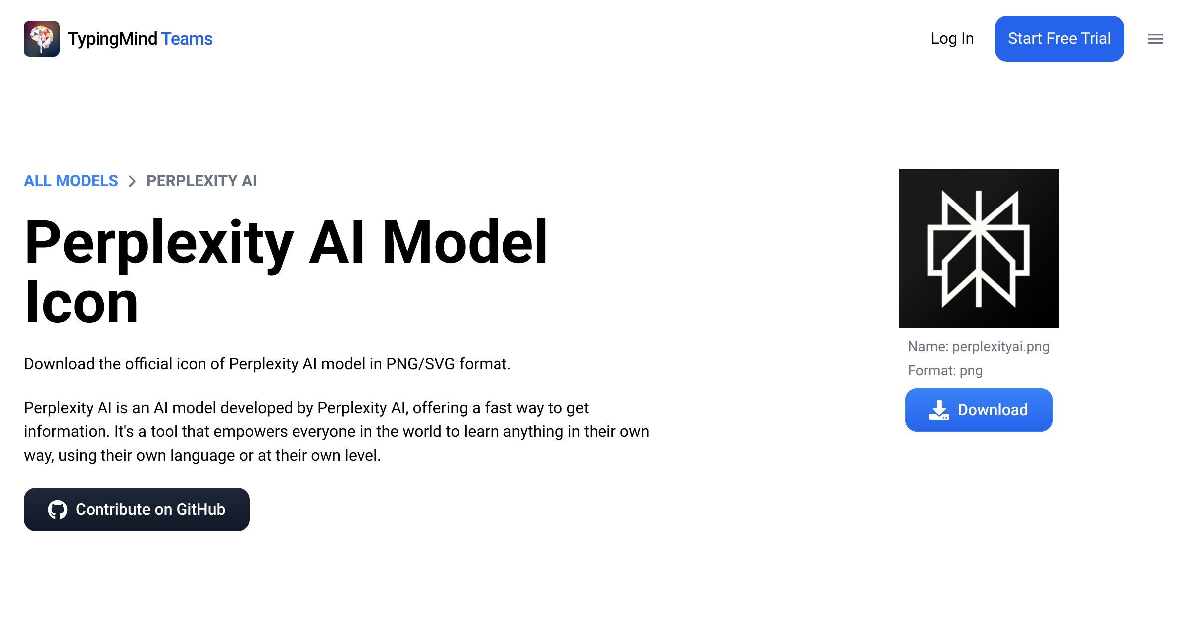 Perplexity AI Model Icons