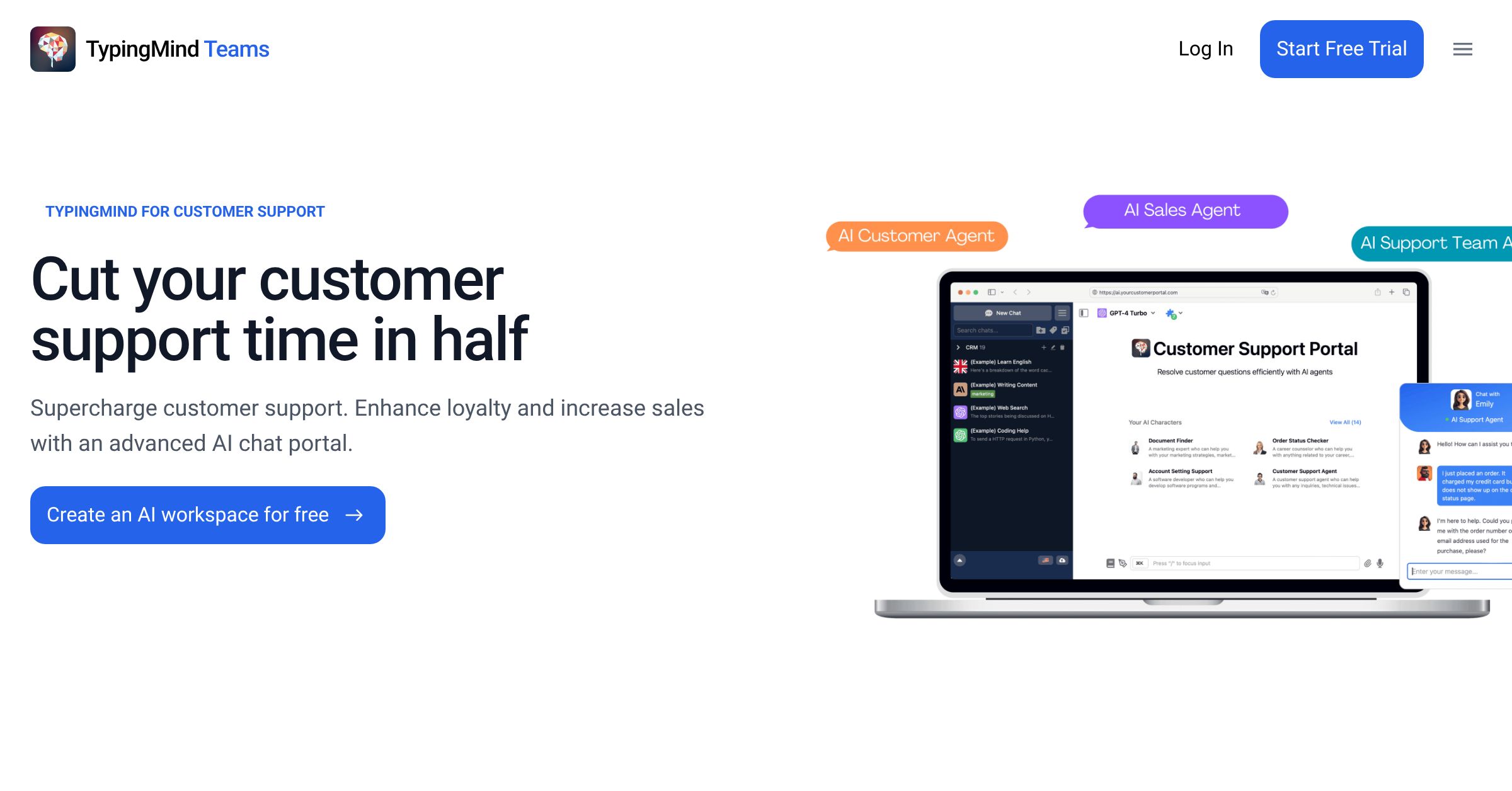 TypingMind Custom - For Customer Support