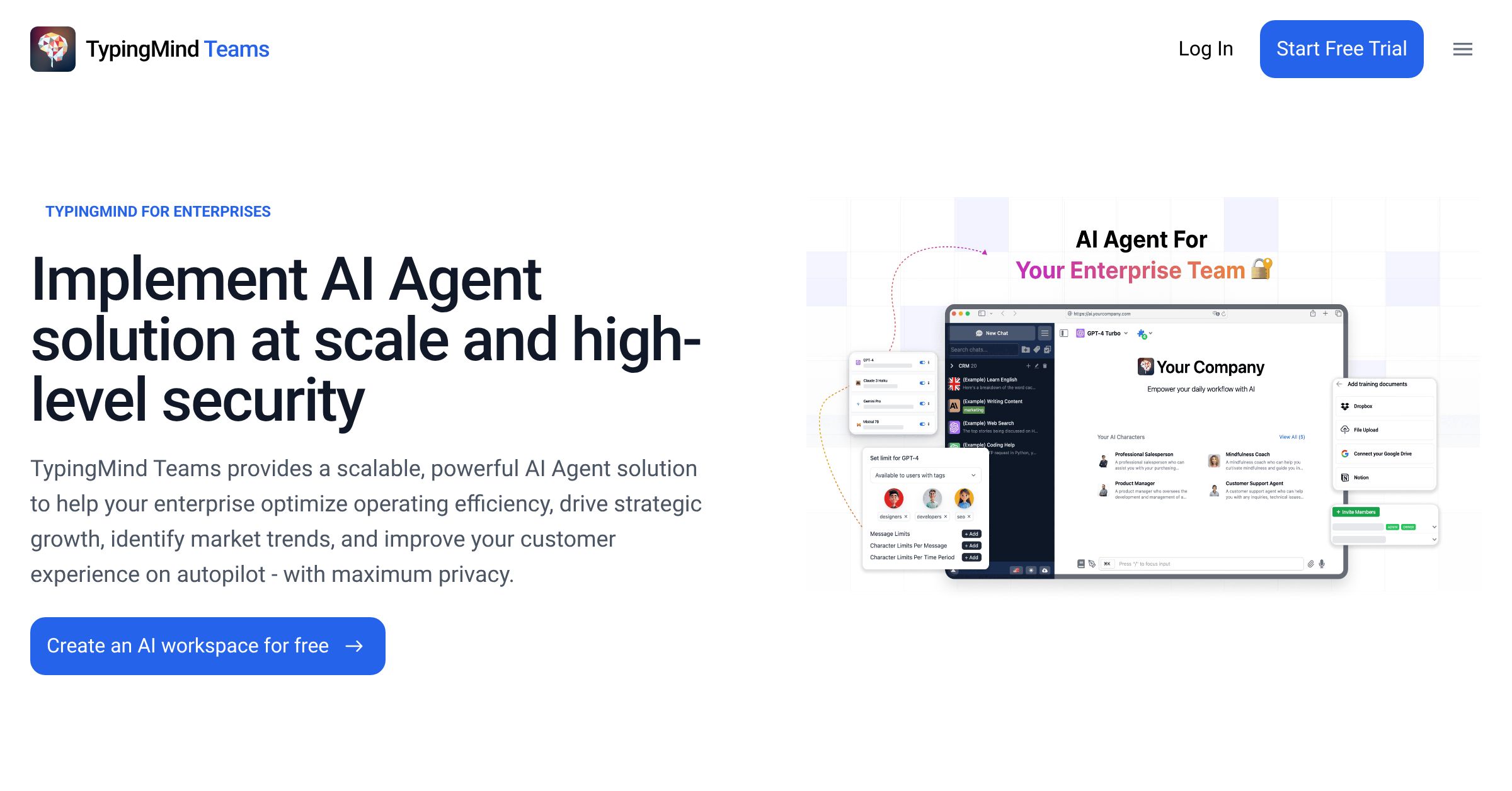 TypingMind Teams - For Enterprises