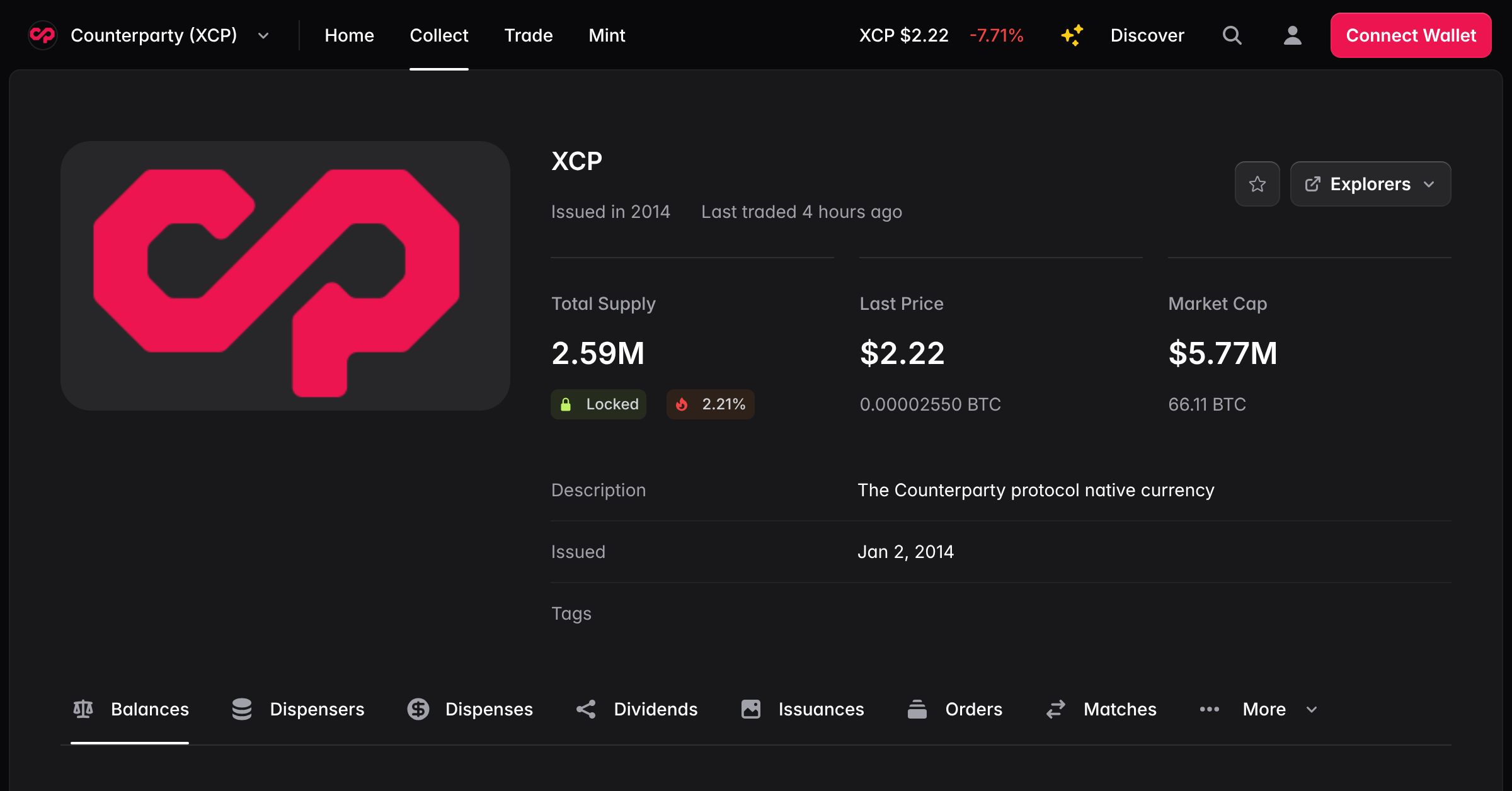 XCP Asset Info - XCP.io